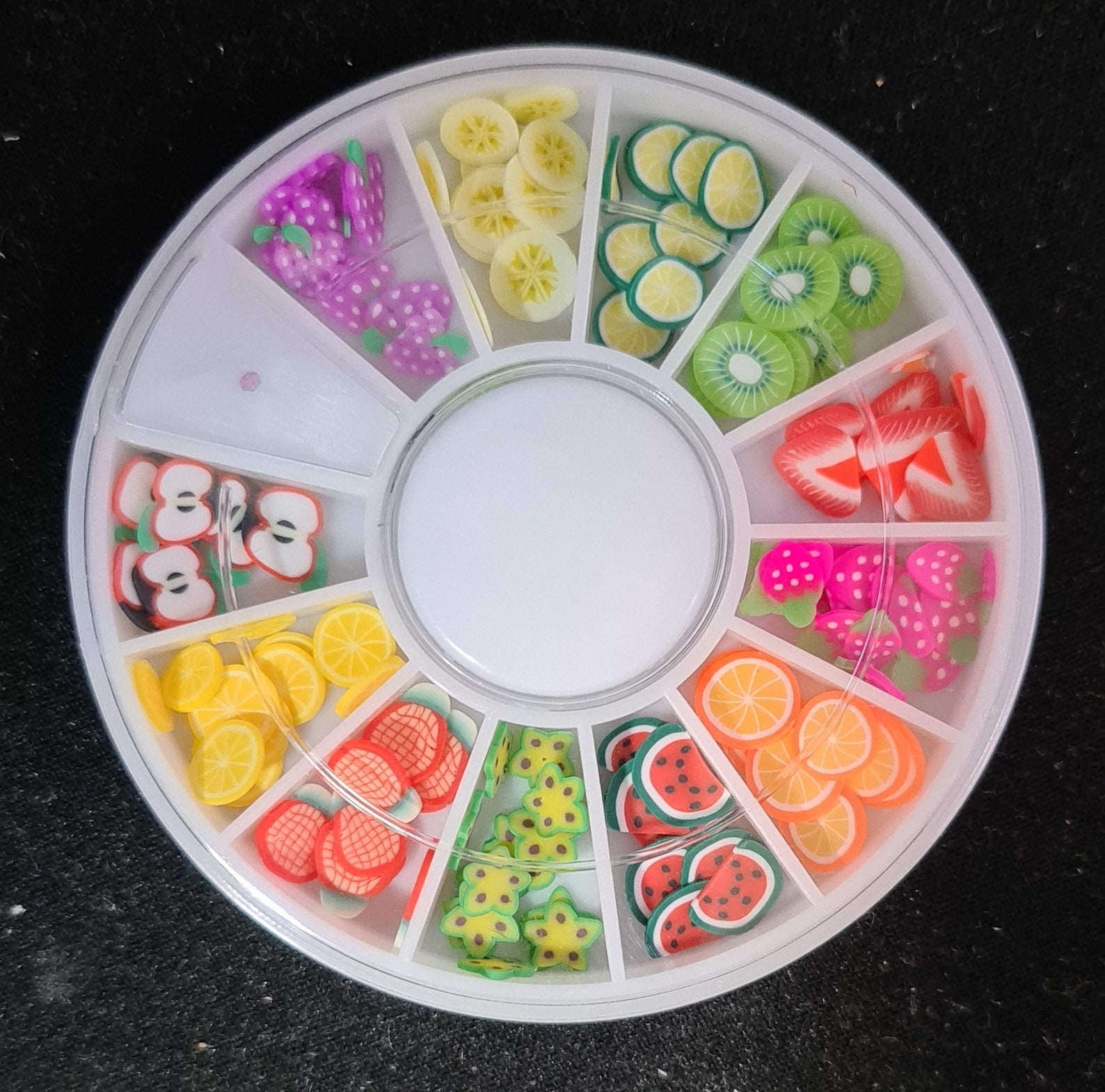 5mm Fimo Fruit Slices Wheel Nail Art Craft Decoration Supply DIY Cute ...