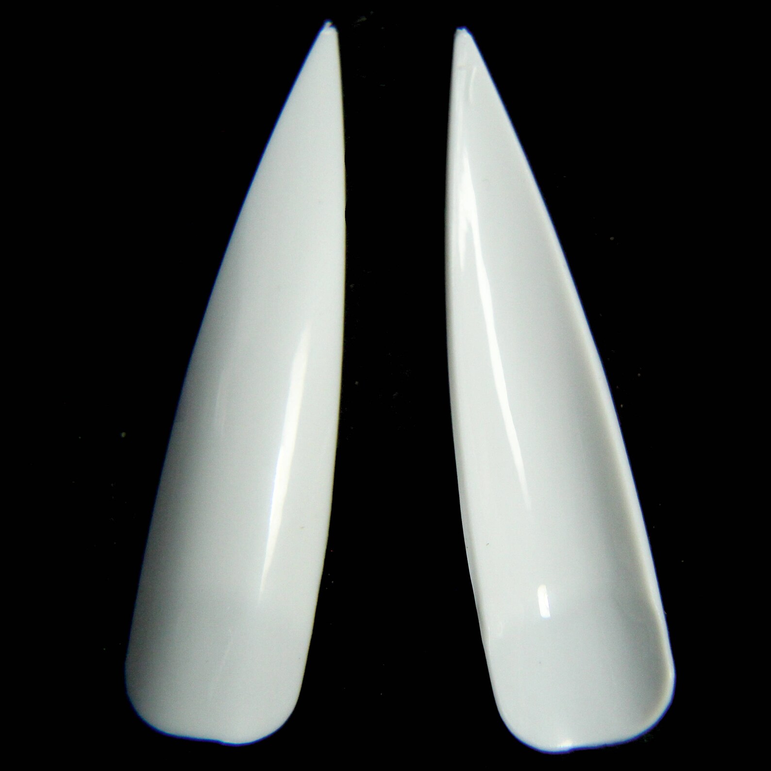 500pc Stiletto Claw Nail Tips Half Cover Pointy False Nails - Etsy