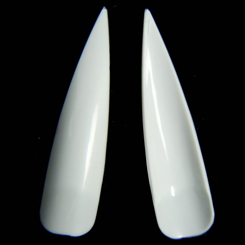 500pc Stiletto Claw Nail Tips Half Cover Pointy False Nails - Etsy
