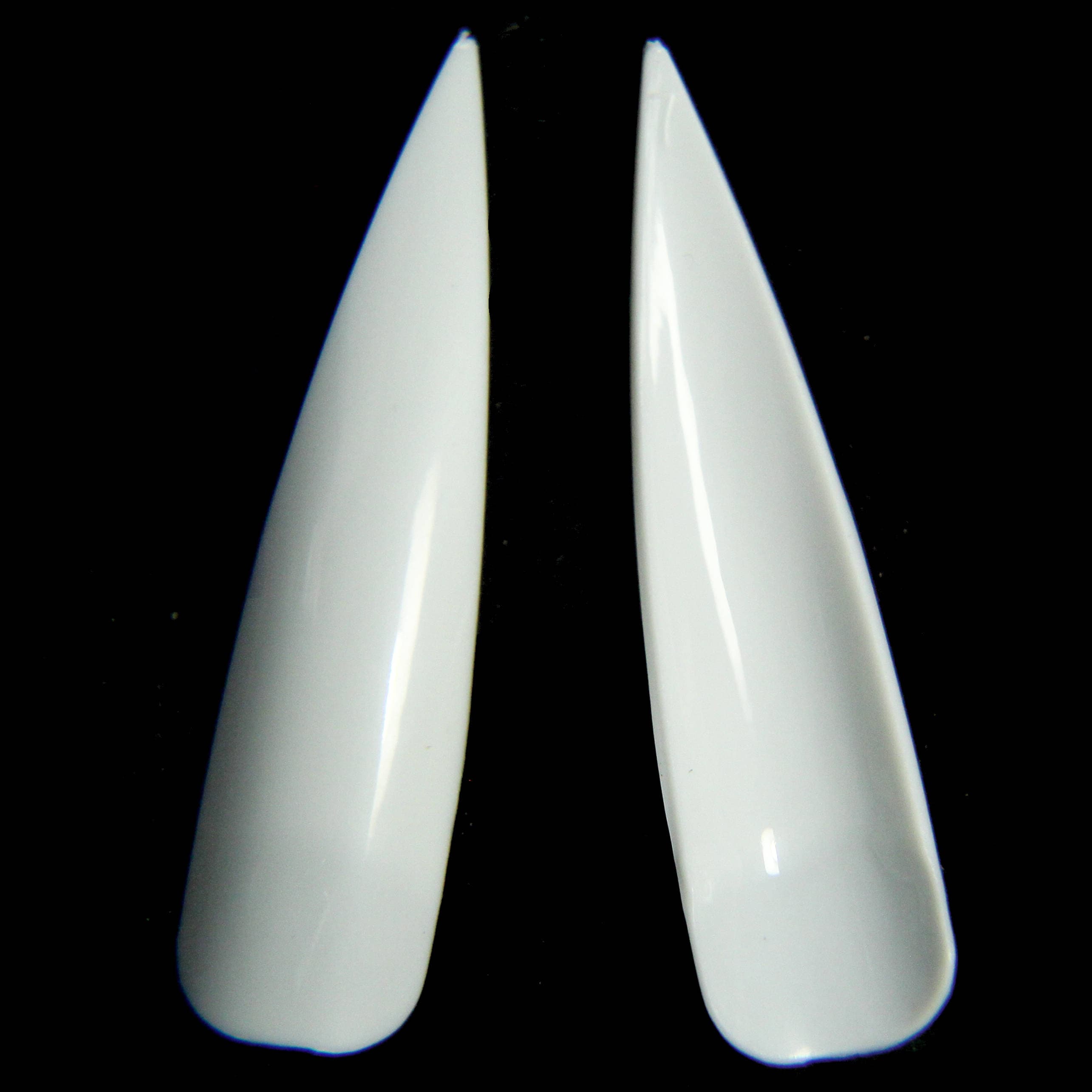 500pc Stiletto Claw Nail Tips Half Cover Pointy False Nails - Etsy