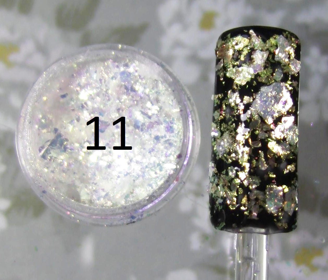 Chameleon flakes Nail Art Duochrome color changing Confetti | Etsy