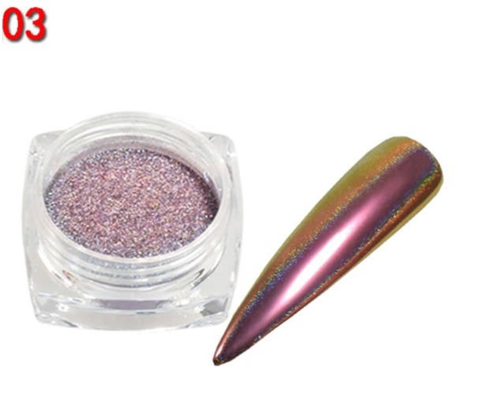 Peacock Holographic Duo Chrome Powder High Quality Effect | Etsy