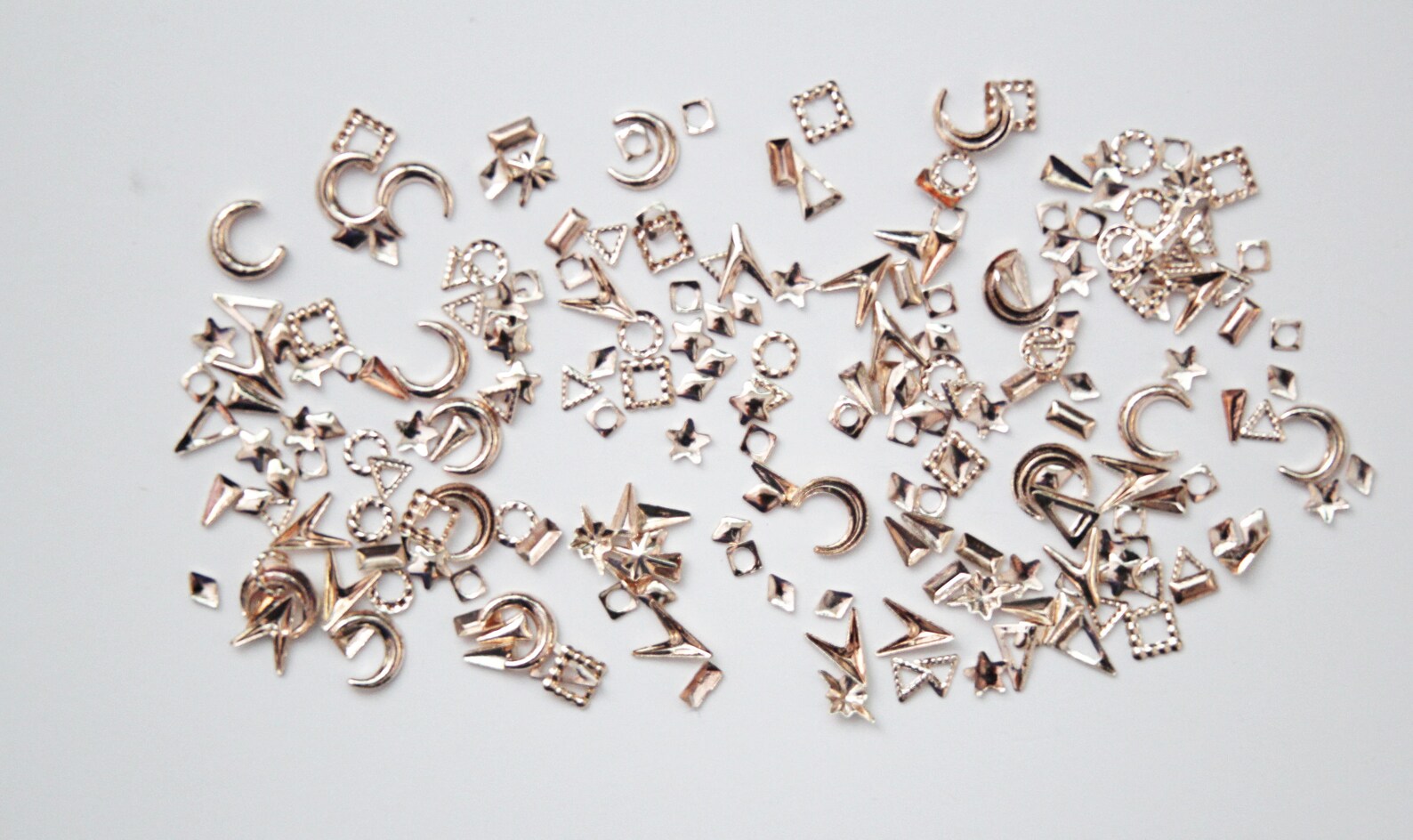 Assorted Mixed Metal Studs Nail Art Decoration Metallic Beads - Etsy