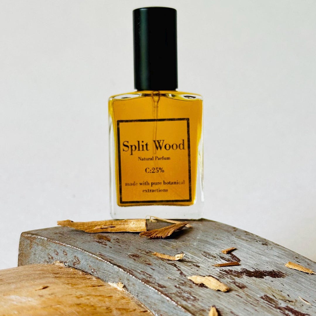 Split Wood Natural Cologne for Men, Wood Essential Oil Cologne ...