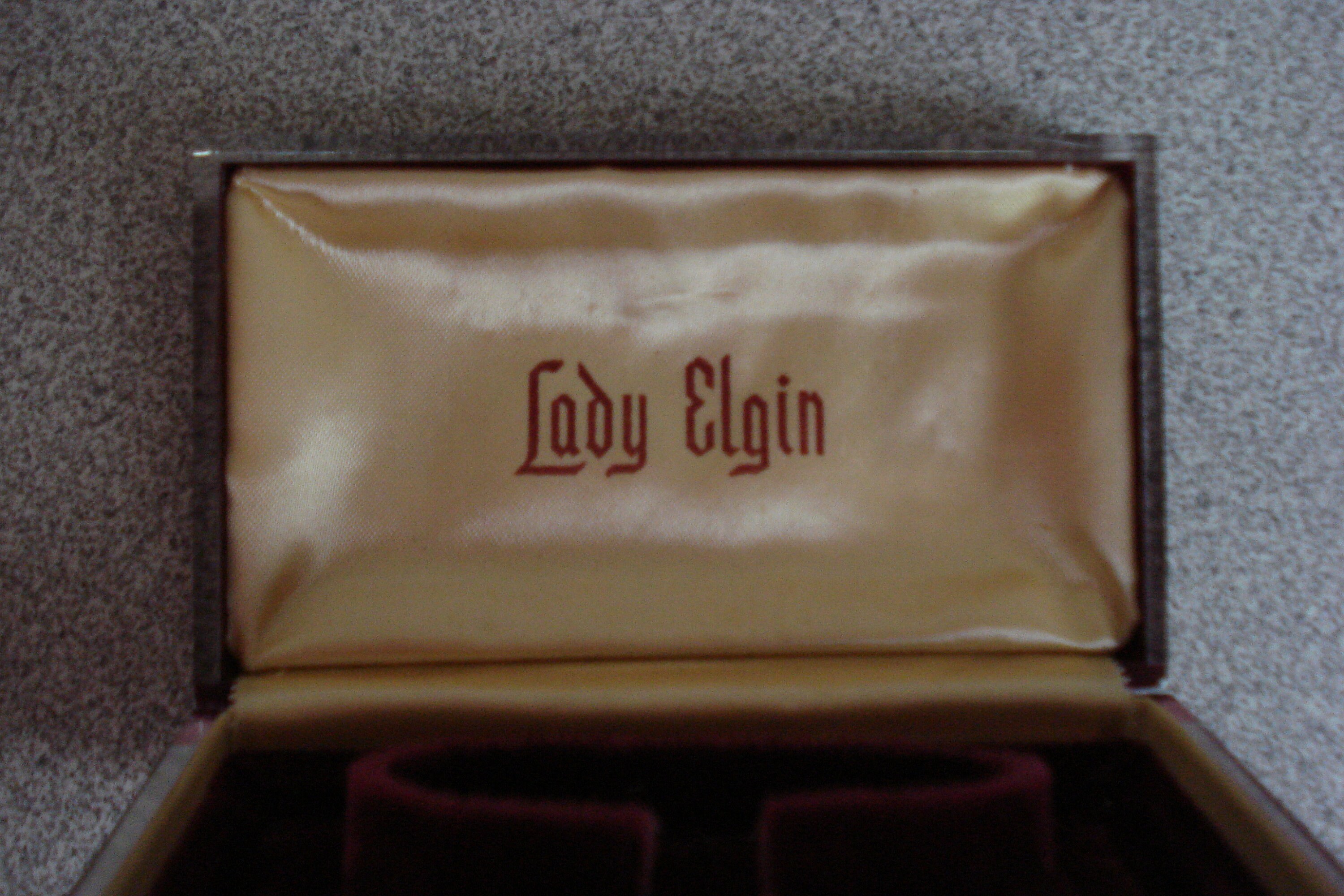 VINTAGE LADY ELGIN Watch Box / Lucite Box / Velvet & Satin - Etsy