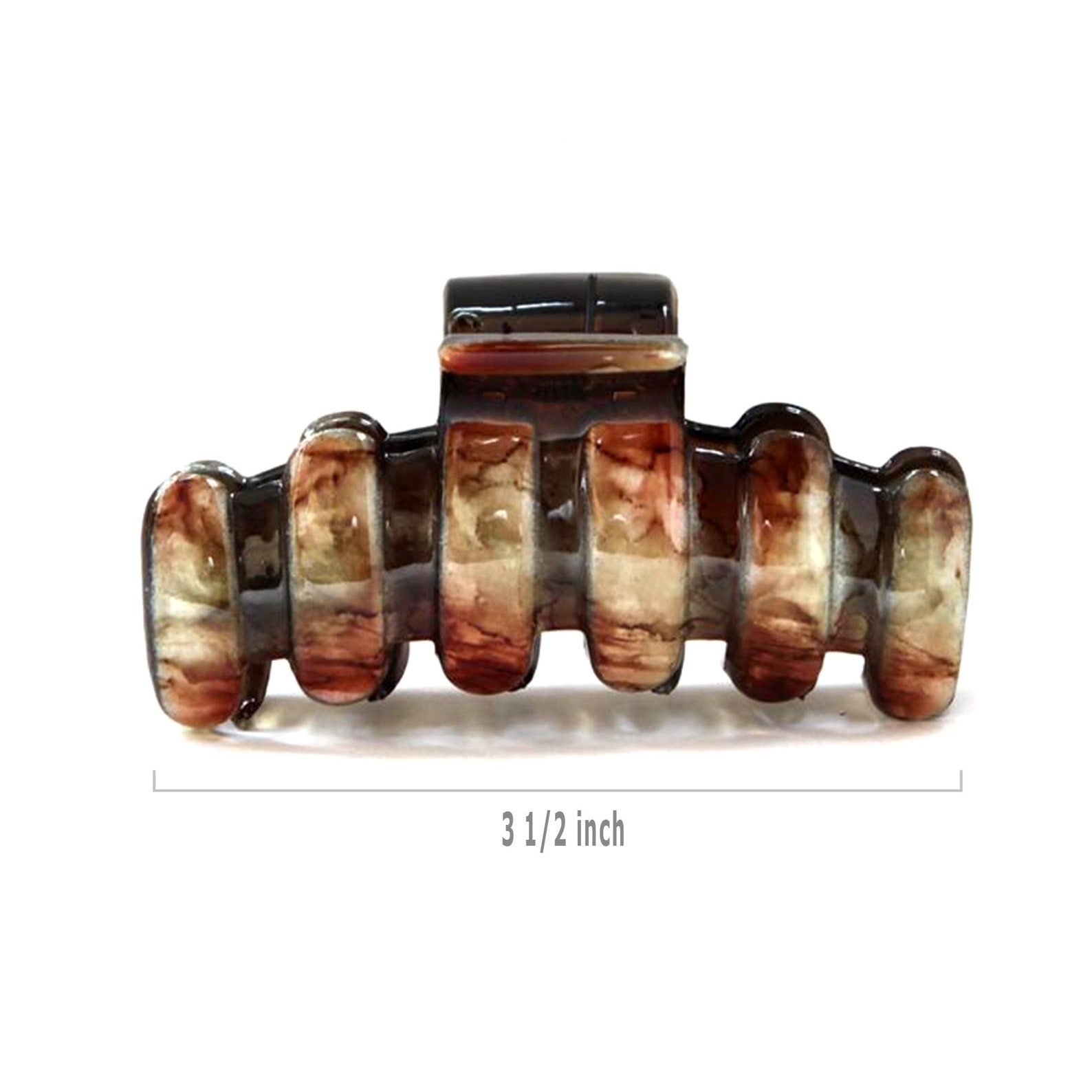 Beautiful Textured Jaw Clip Long Hair Claw, Made in France, Strong Hold ...