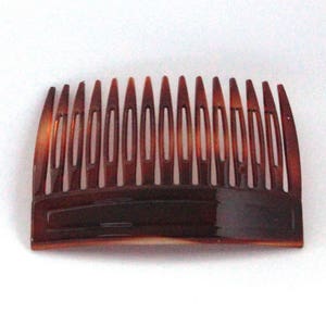 Set of Two Tortoise Print Combs French Made High Quality Celluloid ...
