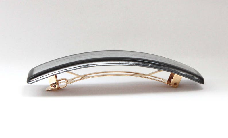 Modern French Hair Barrette Collection Matte Finish Large 4 Inches Hand ...