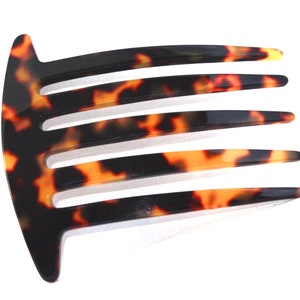 NEW French Side Hand-made Hair Combs Made of High Quality Celluloid ...