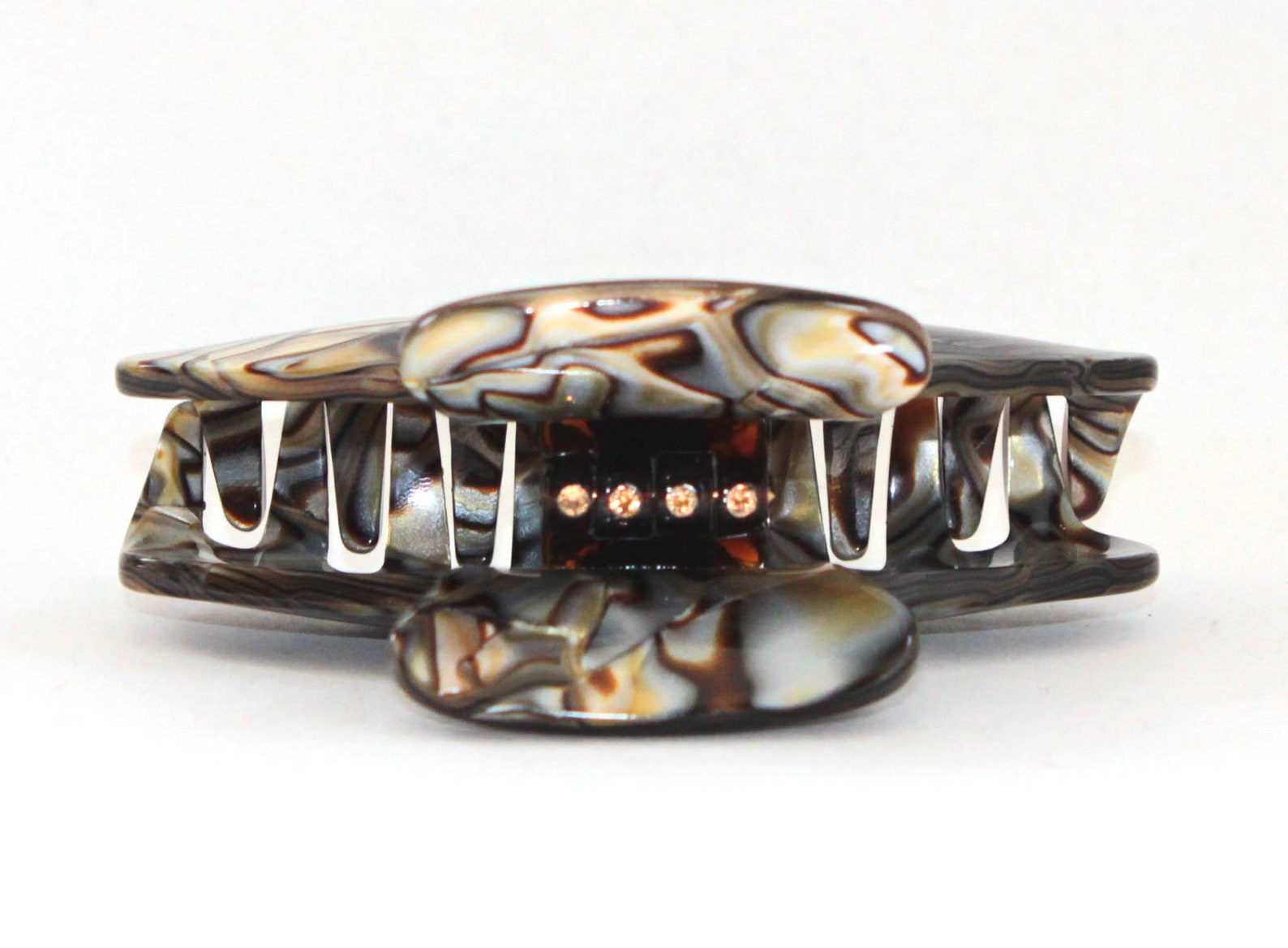 SALE Latest French Hand-made Hair Claws Large 3.5 Inch Onyx - Etsy