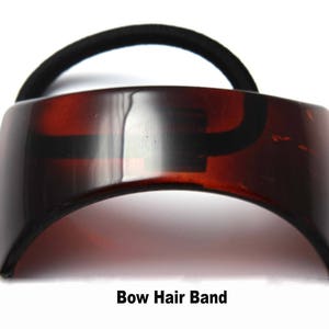 New French Tortoise Shell Elastic Hair Band Made of High Quality ...