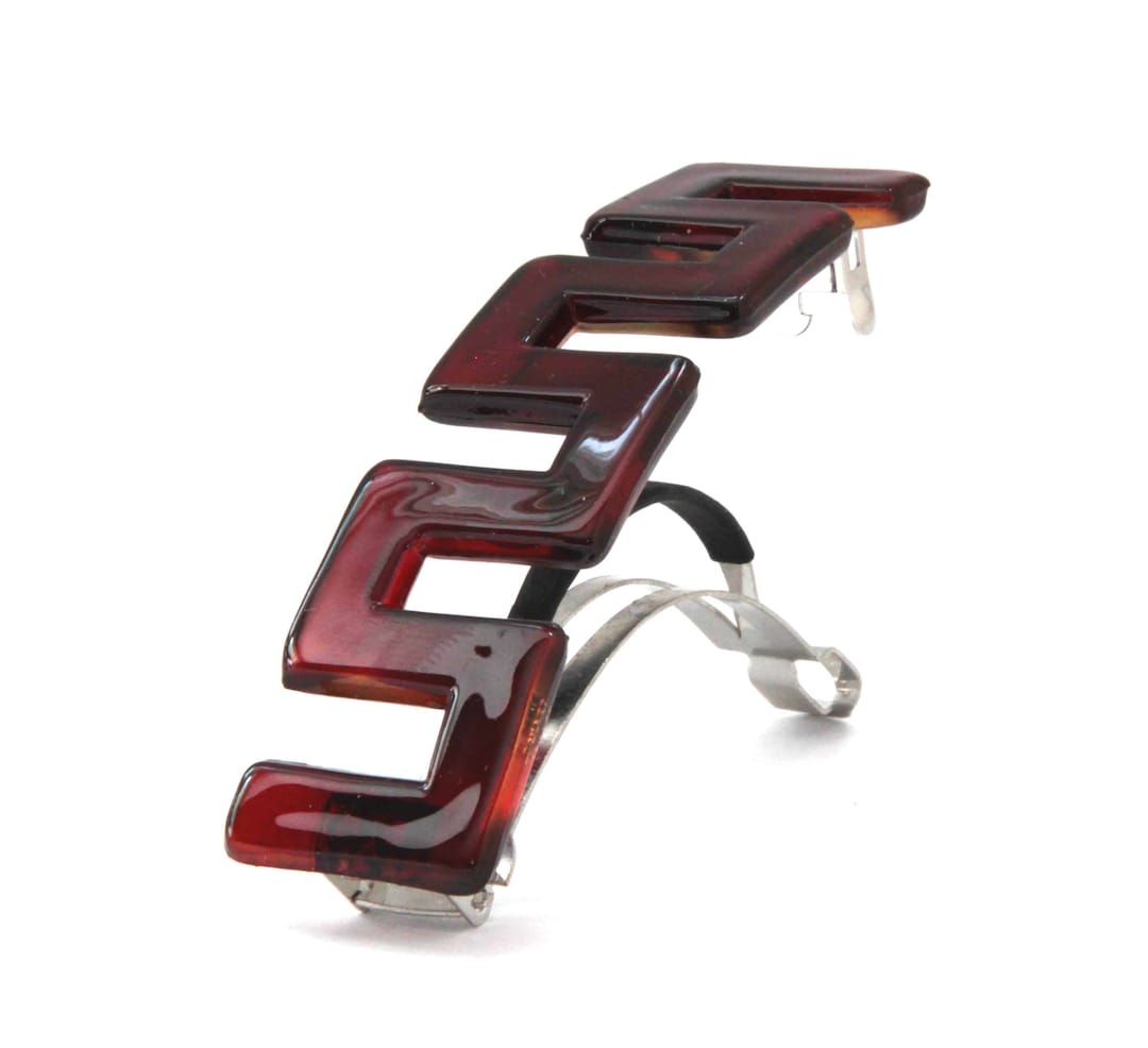New Collections French Barrette Made in France Celluloid Acetate 3.5 X ...