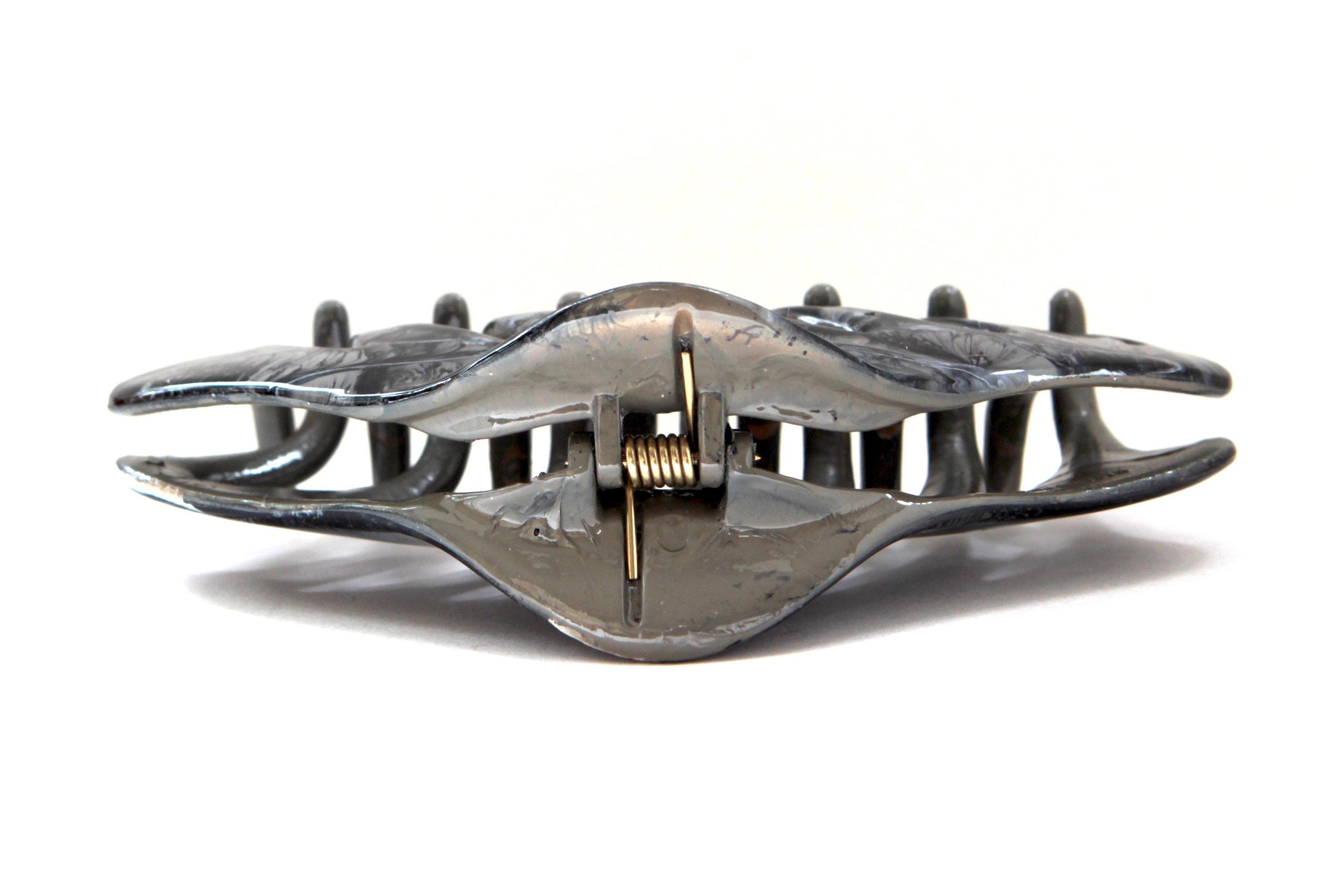 New French Marbleized Twisted Teeth Jaw Clip beautiful Girls - Etsy