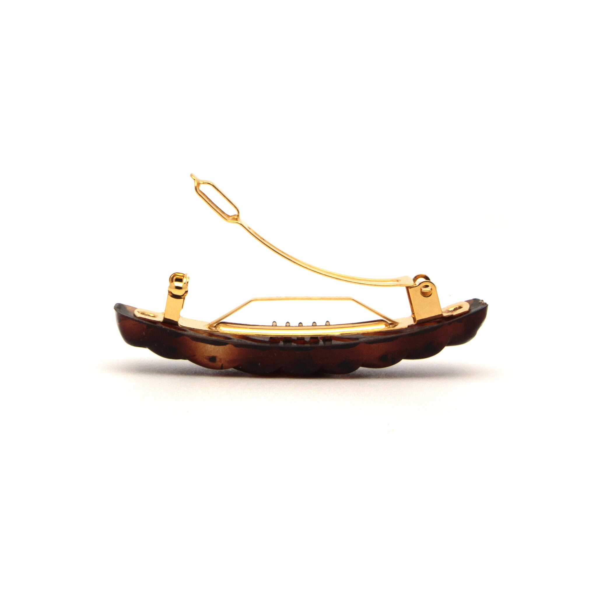 Set of 2 French Handmade Mini Hair Barrette Knot Pattern High Quality ...