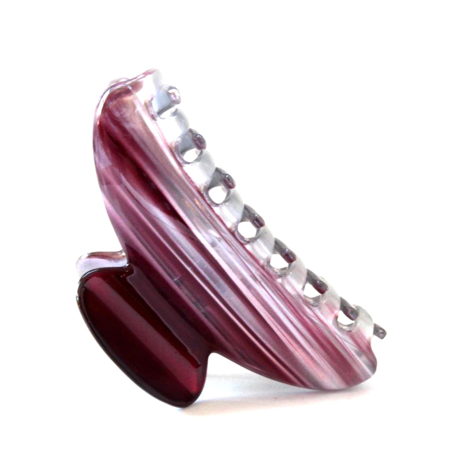 LIMITED COLLECTION Rose Wine French Hair Claw Clip Made in France Large ...