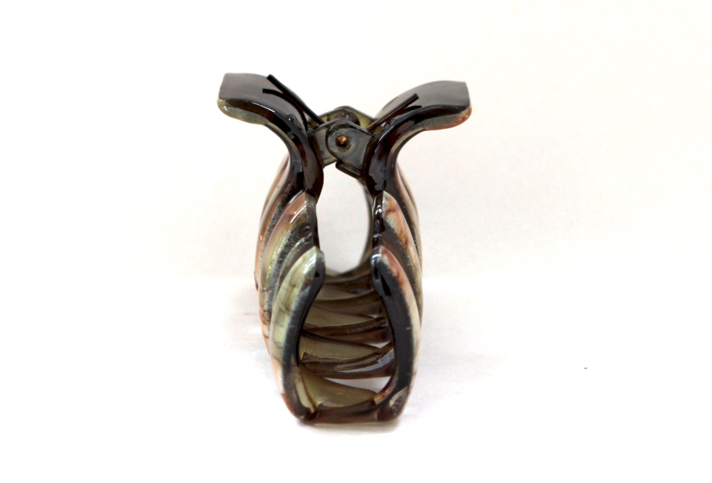 Beautiful Textured Jaw Clip Long Hair Claw, Made in France, Strong Hold ...