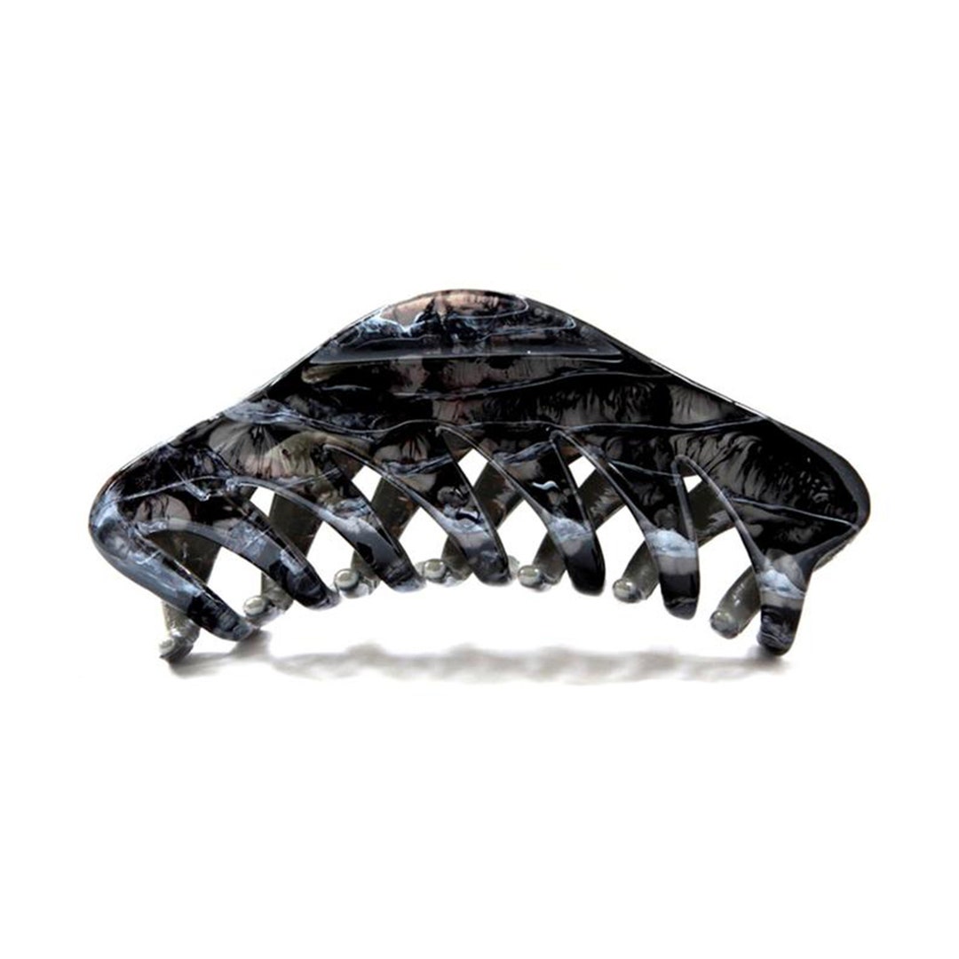 New French Marbleized Twisted Teeth Jaw Clip ,beautiful Girls Hair Clip ...