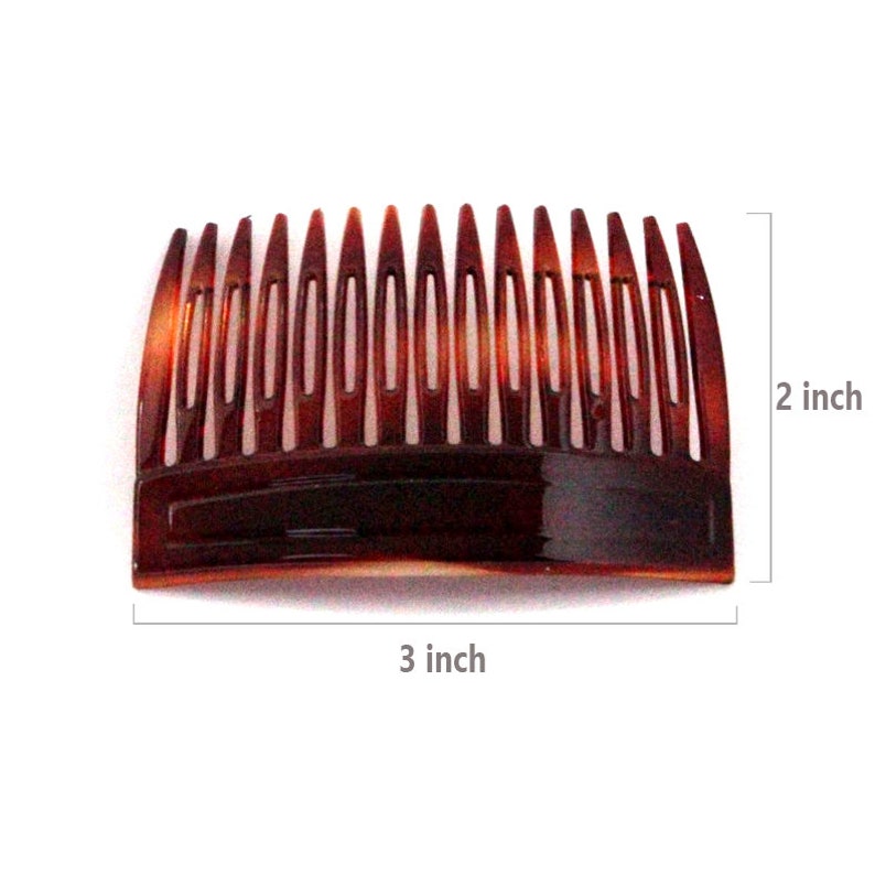 Set of Two Tortoise Print Combs French Made High Quality - Etsy