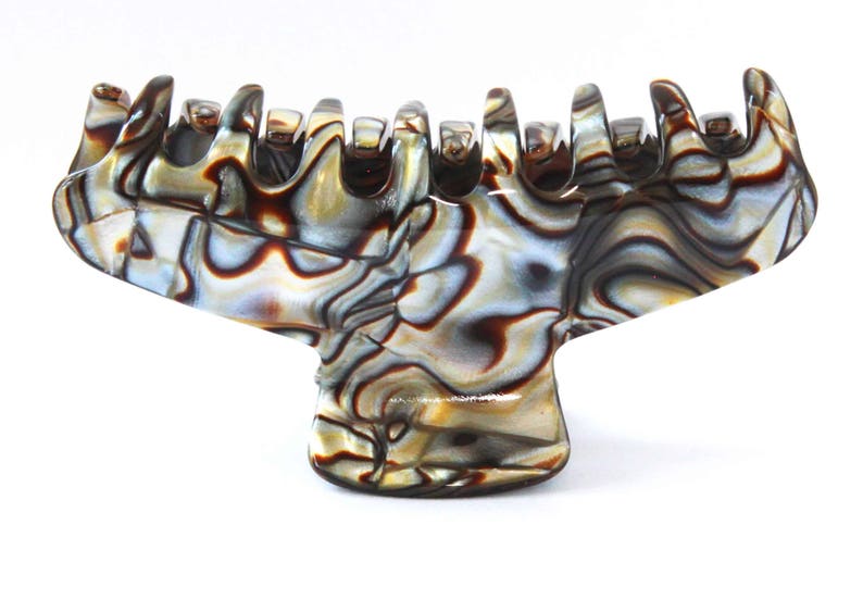 French Beautiful Hair Hand-made Claw Couture Tortoise Alligator Jaw ...
