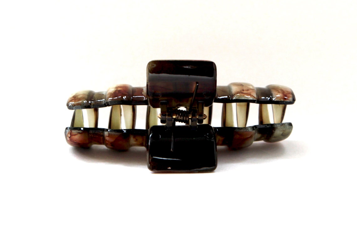 Beautiful Textured Jaw Clip Long Hair Claw Made in France | Etsy