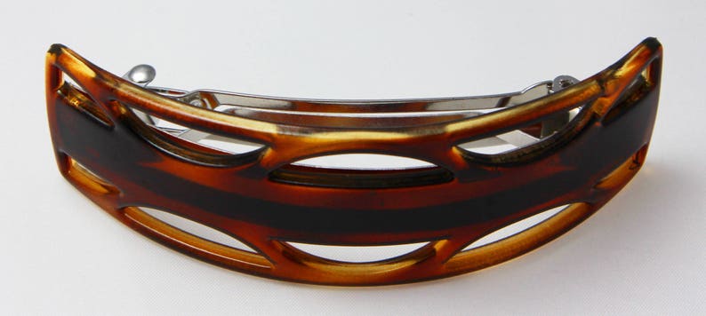 French Tortoise Shell Headband and Barrette COMBO Made of High | Etsy