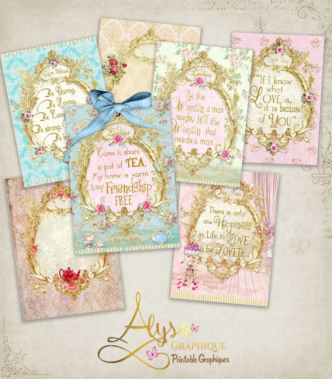Printable Tags - Motivation Quotes, Printable Scripture Cards, Digital ...