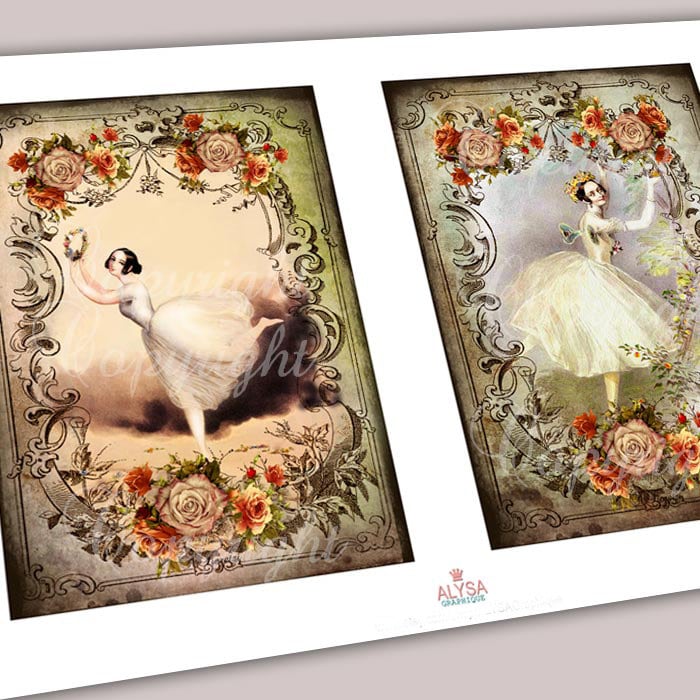 DANCE WITH ME Printable Download Digital Collage Sheet - Etsy