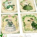 4 Saint Patricks Day Cards Set Printable Greeting Cards - Etsy