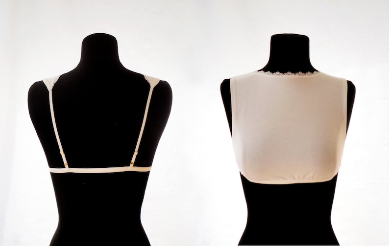 Plus Size Bralette high Cut Model Modest Bralette Modesty - Etsy