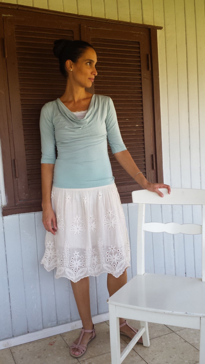 Bralette, Low Cut Model , Cami Bra, Modest Bralette, Cleavage Cover ...