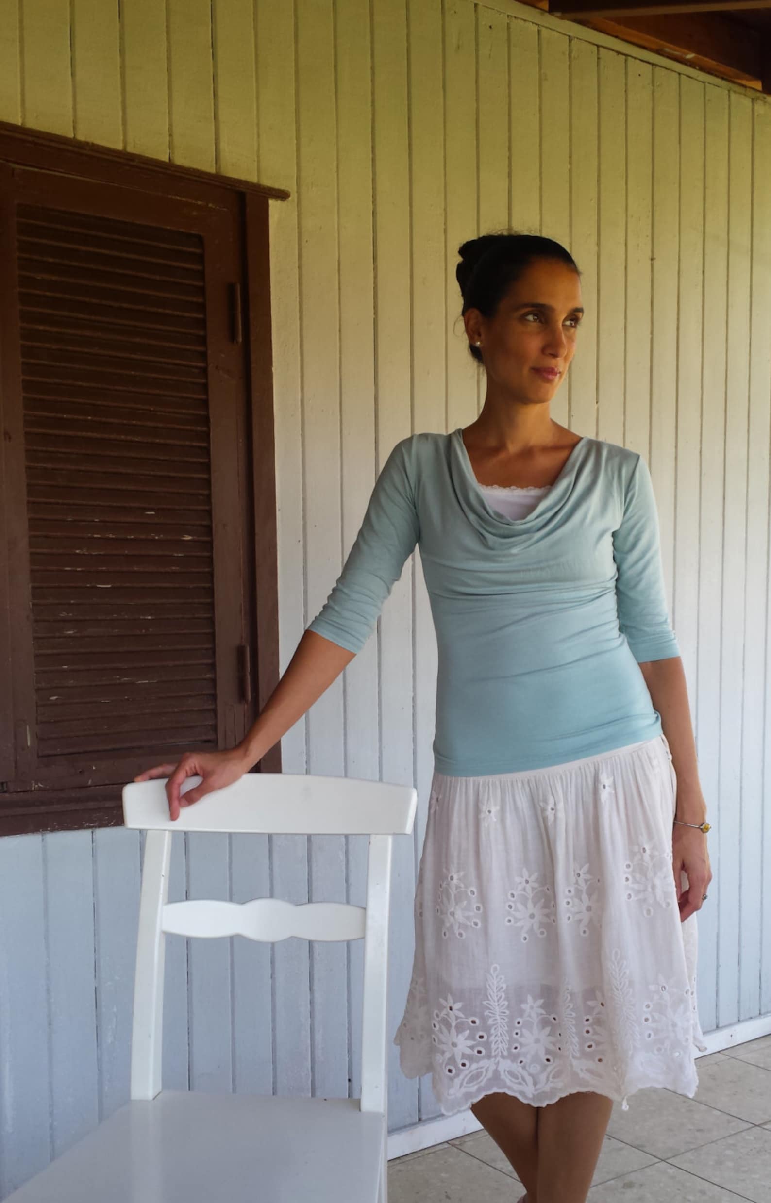 Bralette, Low Cut Model , Cami Bra, Modest Bralette, Cleavage Cover ...