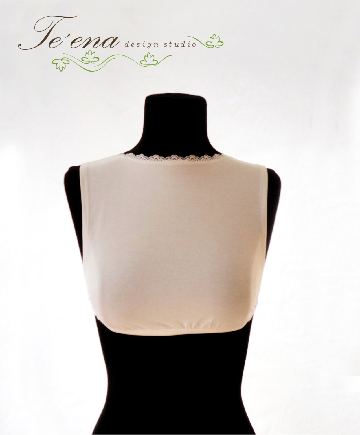 Bralette, High Cut Model, Cami Bra, Modest Bralette, Cleavage Cover ...