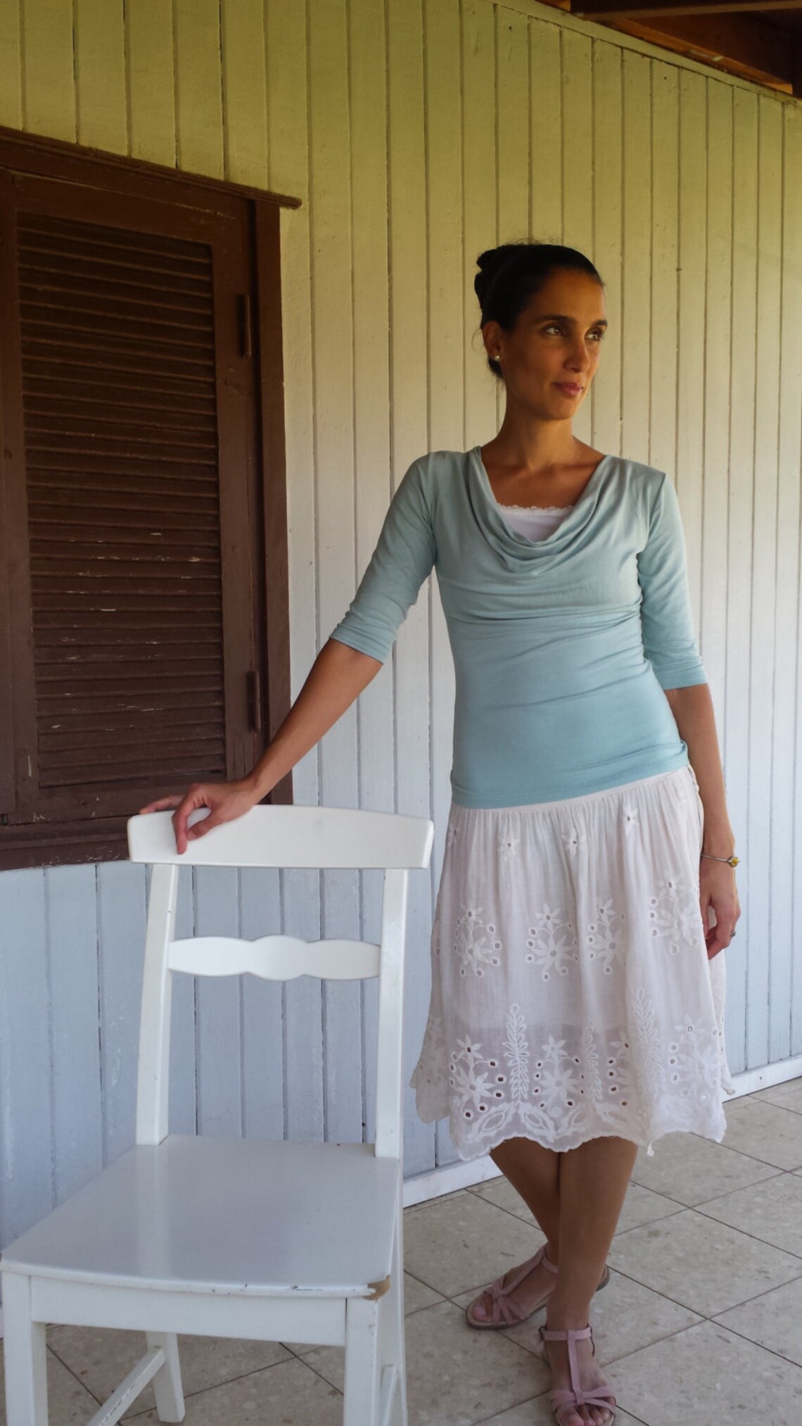 Breastfeeding Bralette nursing Top Cleavage Cover - Etsy Israel