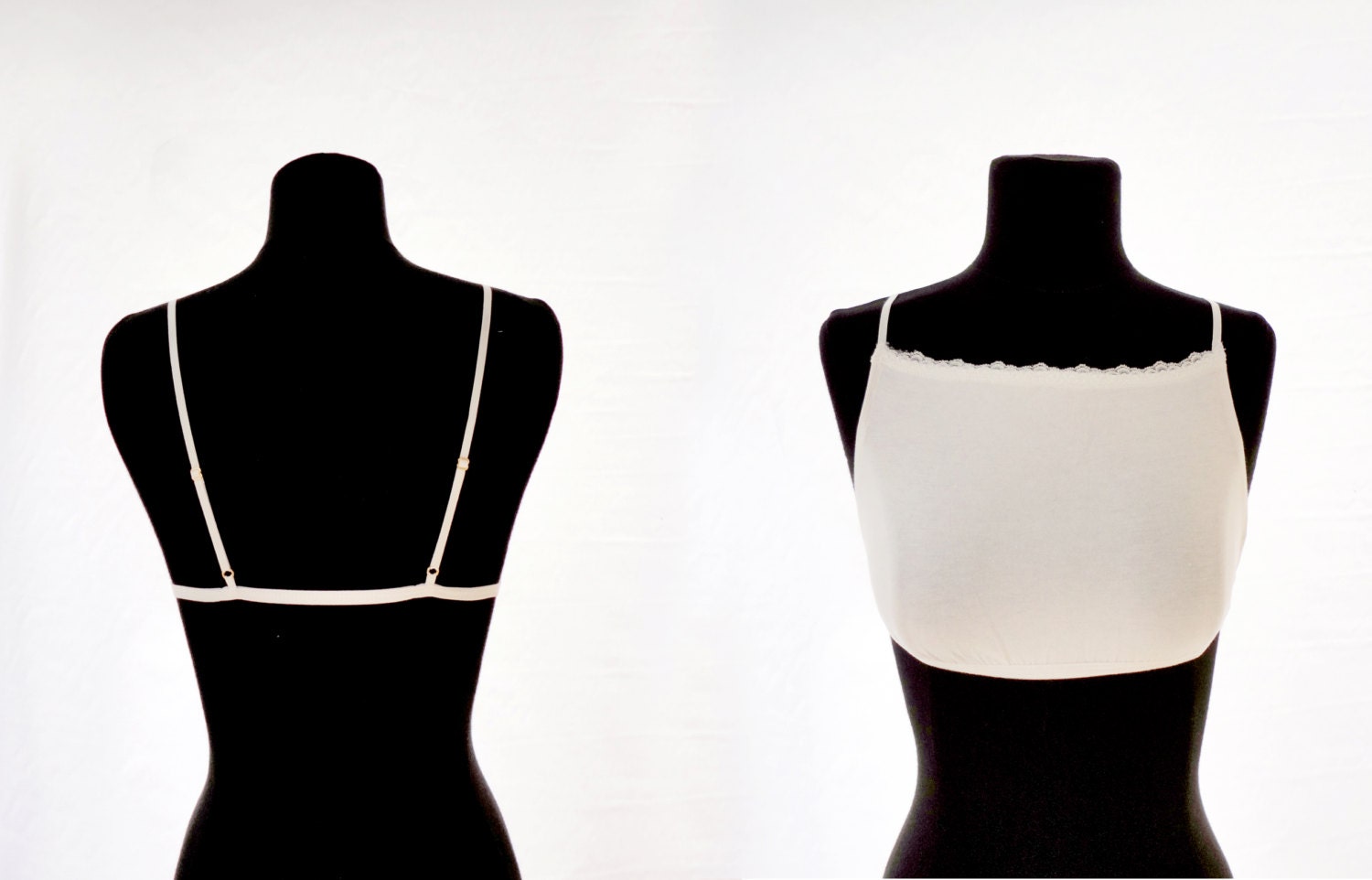 Bralette, Low Cut Model , Cami Bra, Modest Bralette, Cleavage Cover ...