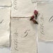Handmade Paper Table Number Deckled Edge Table Number Hand - Etsy