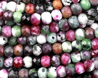 Faceted Ruby Beads - Etsy