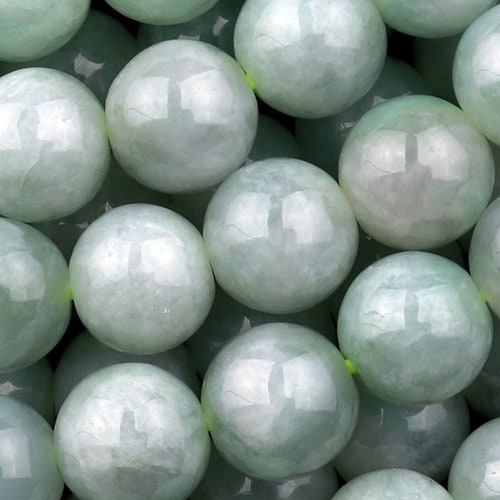 Natural Soft Green Burmese Jade Burma Jade 4mm 6mm 8mm 10mm - Etsy