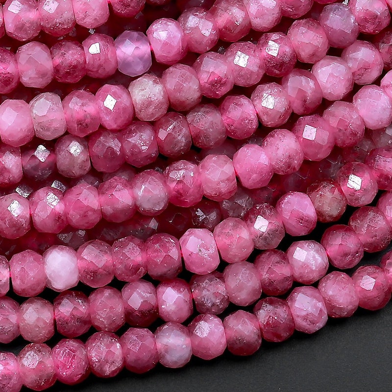 Pink Gemstone - Etsy