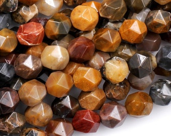 Autumn Jasper Beads | Etsy