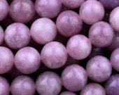 Natural Light Violet Purple Lepidolite 4mm 6mm 8mm 10mm Round - Etsy