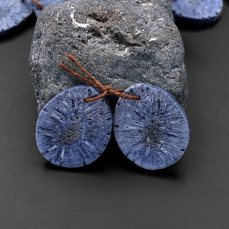 Coral Earrings - Etsy