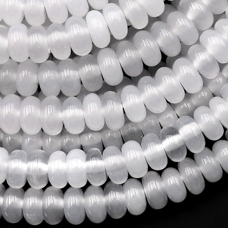 White Agate Beads - Etsy
