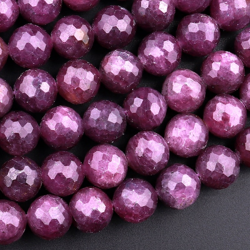 Large Stone Ruby Bracelet - Etsy