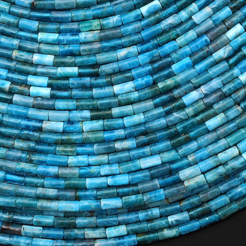 2mm Tube Gemstone Beads - Etsy