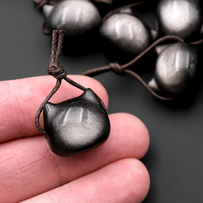 Carved Cat Gem - Etsy