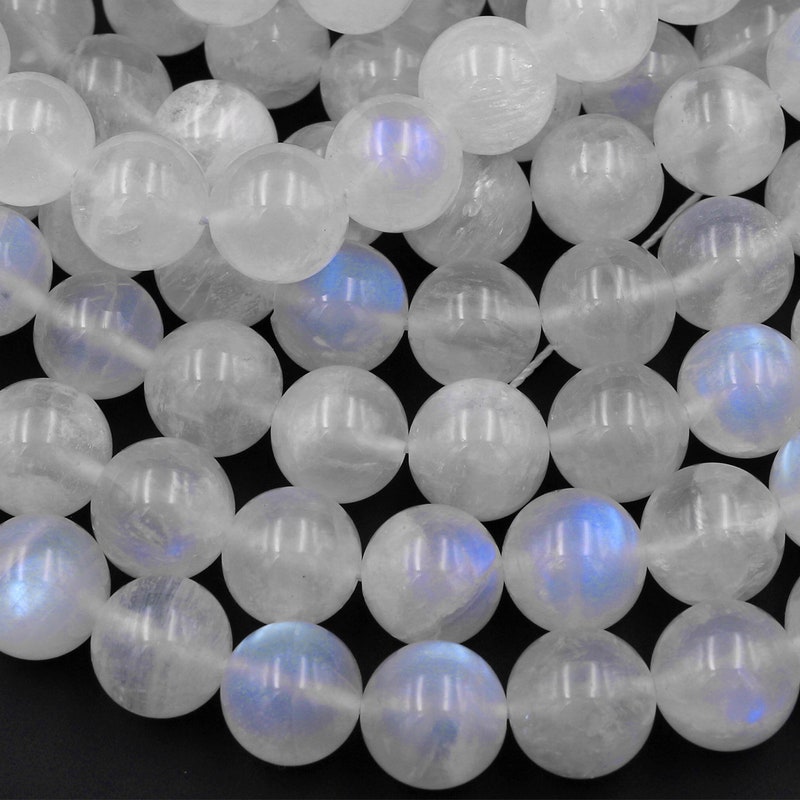 Moonstone Flash Beads - Etsy