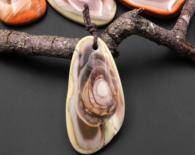 Rare Natural Mexican Imperial Jasper Freeform Pendant A2 - Etsy