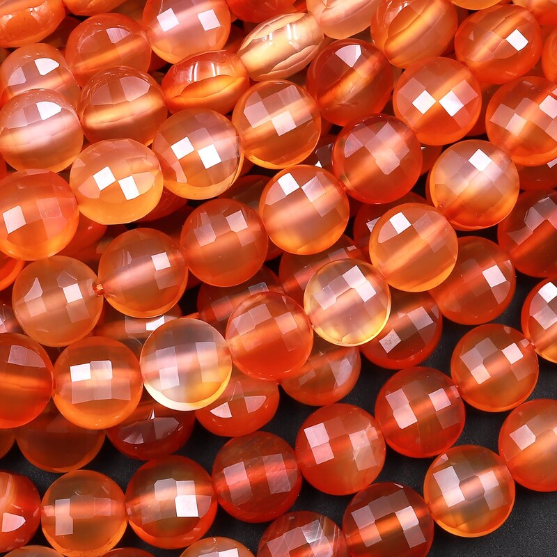 Small Drilled Carnelian - Etsy