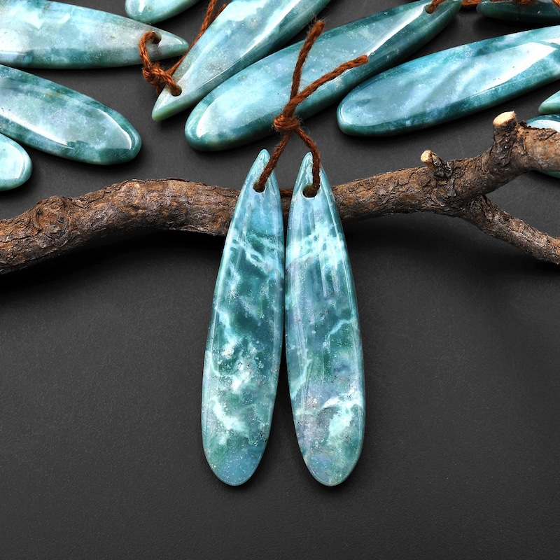 Green Teardrop - Etsy
