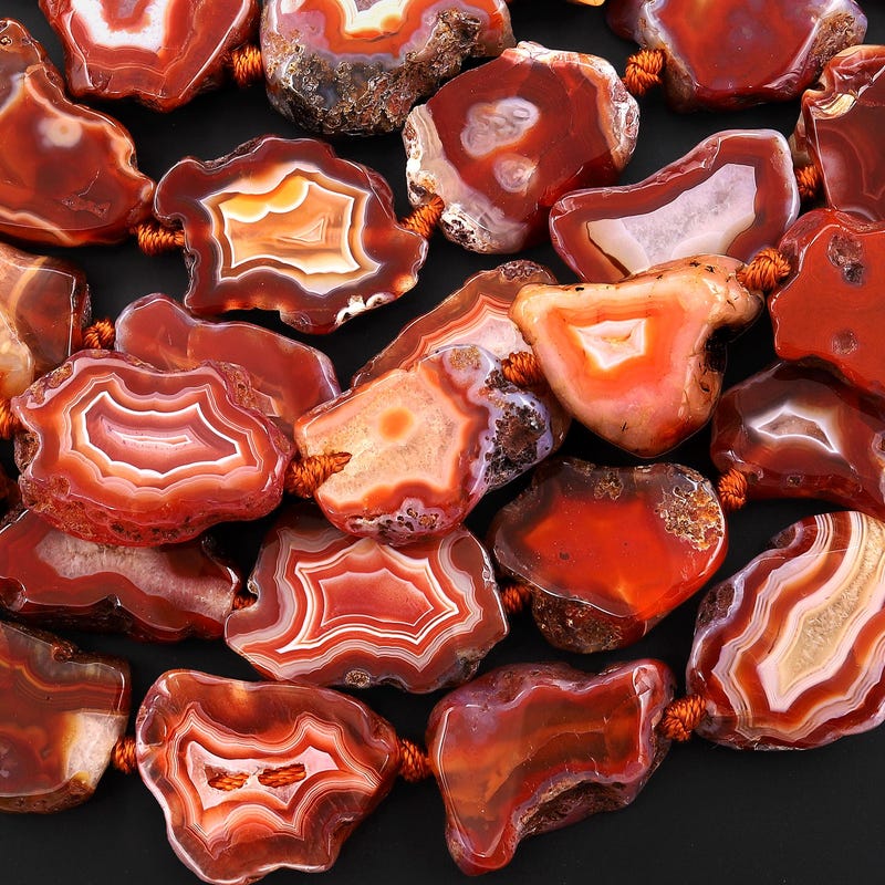 Blue Red Fox Agate - Etsy